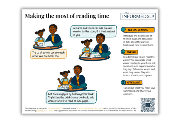 Shared book reading: Start here | The Informed SLP