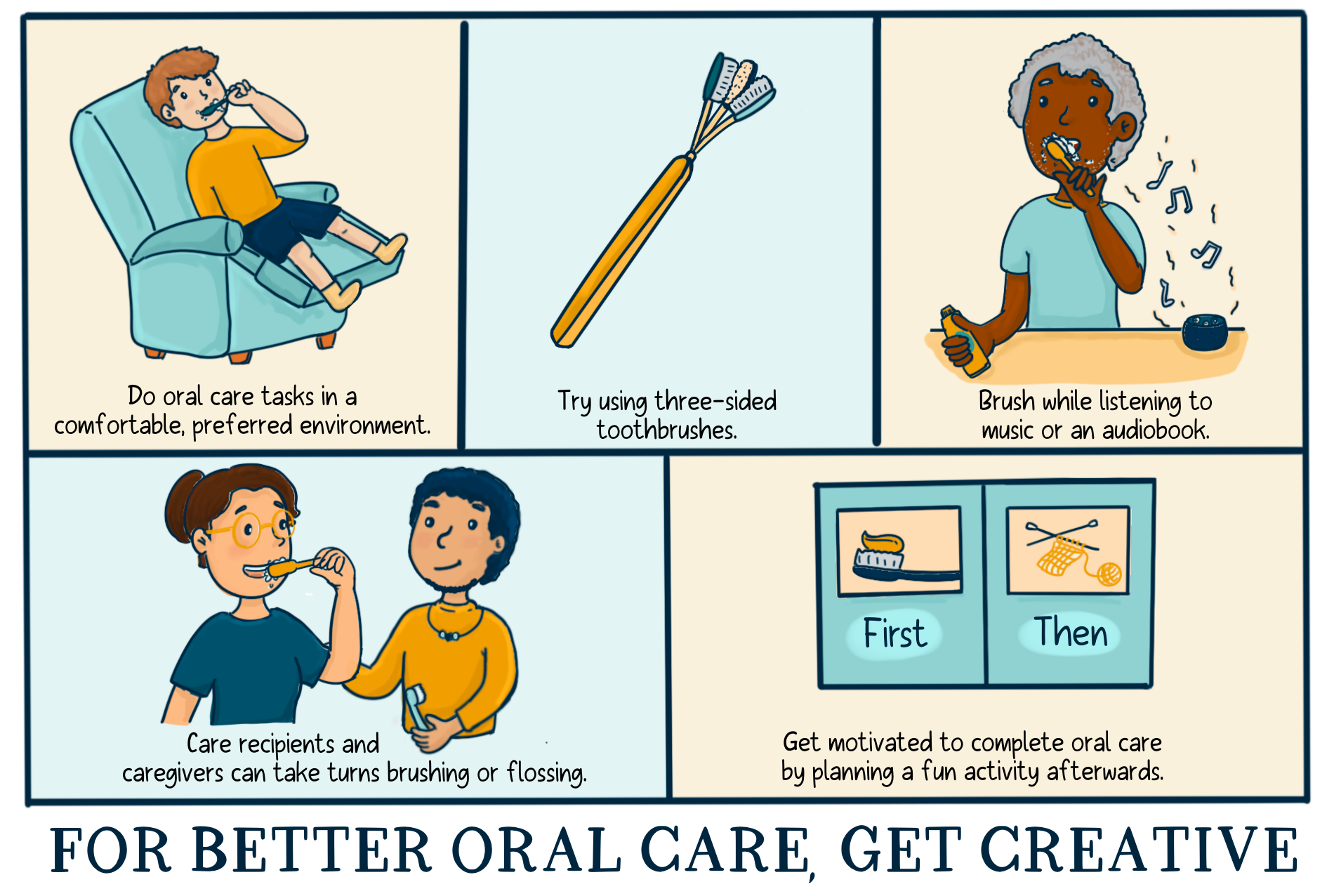 Get creative with oral care