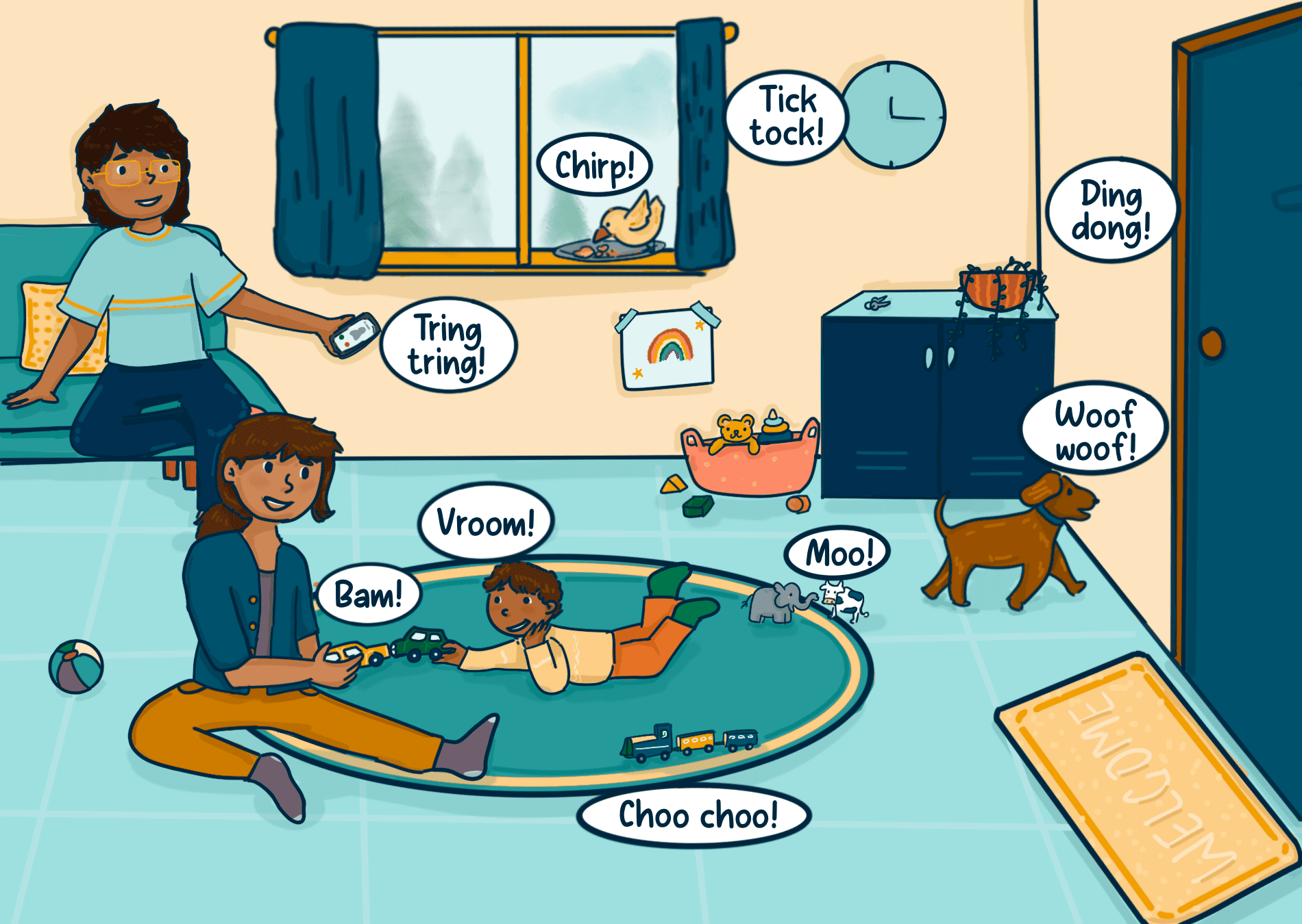 Click, clack, moo: The power of sound words in early language ...