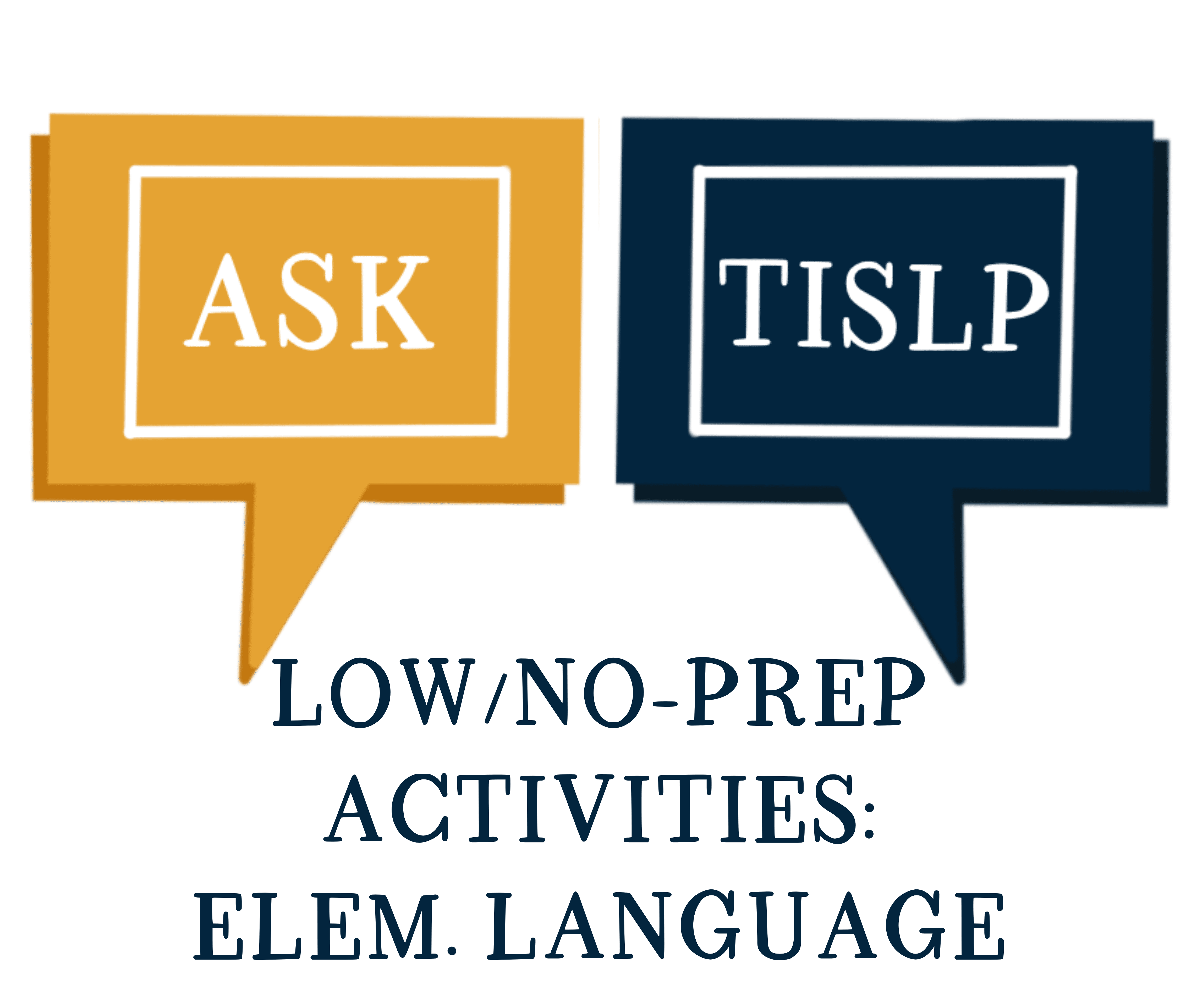 Low/no prep language therapy: Elementary edition | The Informed SLP