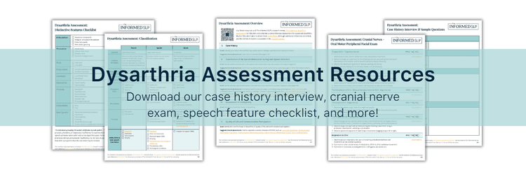 Your guide to dysarthria assessment
