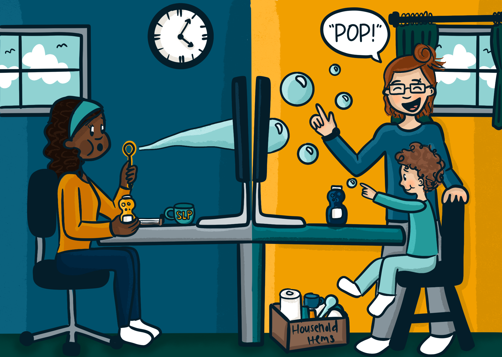 Telepractice for toddlers