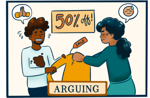 Forget requesting and commenting, what about reporting and arguing?