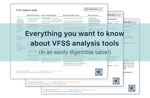 Tools of the trade: VFSS Edition